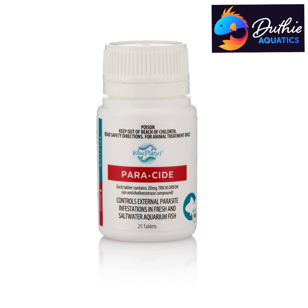 Blue Planet Para-Cide – 25 Tablets | Treats External Parasites in Fres ...